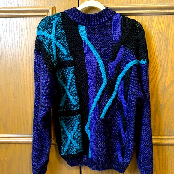 City Streets | Sweaters | City Streets Blue Purple Vintage Sweater ...
